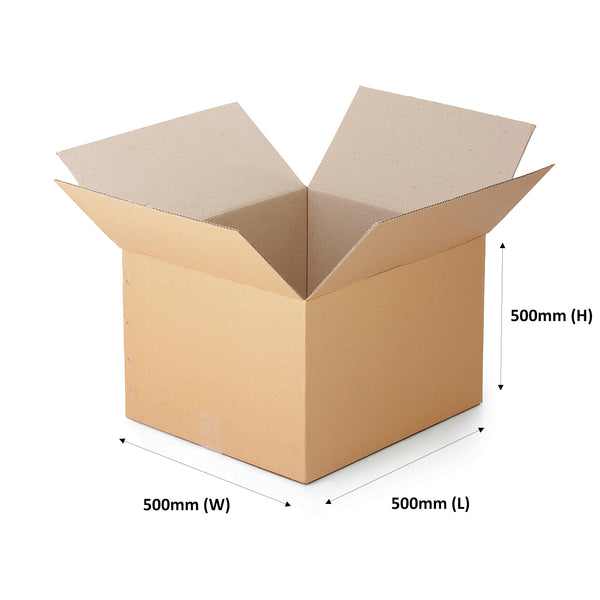 500 Cubed Strong Kraft Board Box